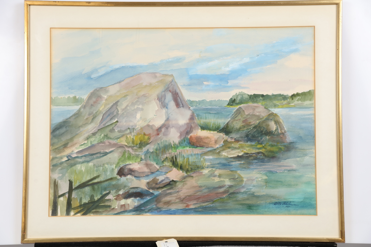 ASTA BÄCKMAN (1914-1993), Akvarell | Auktion