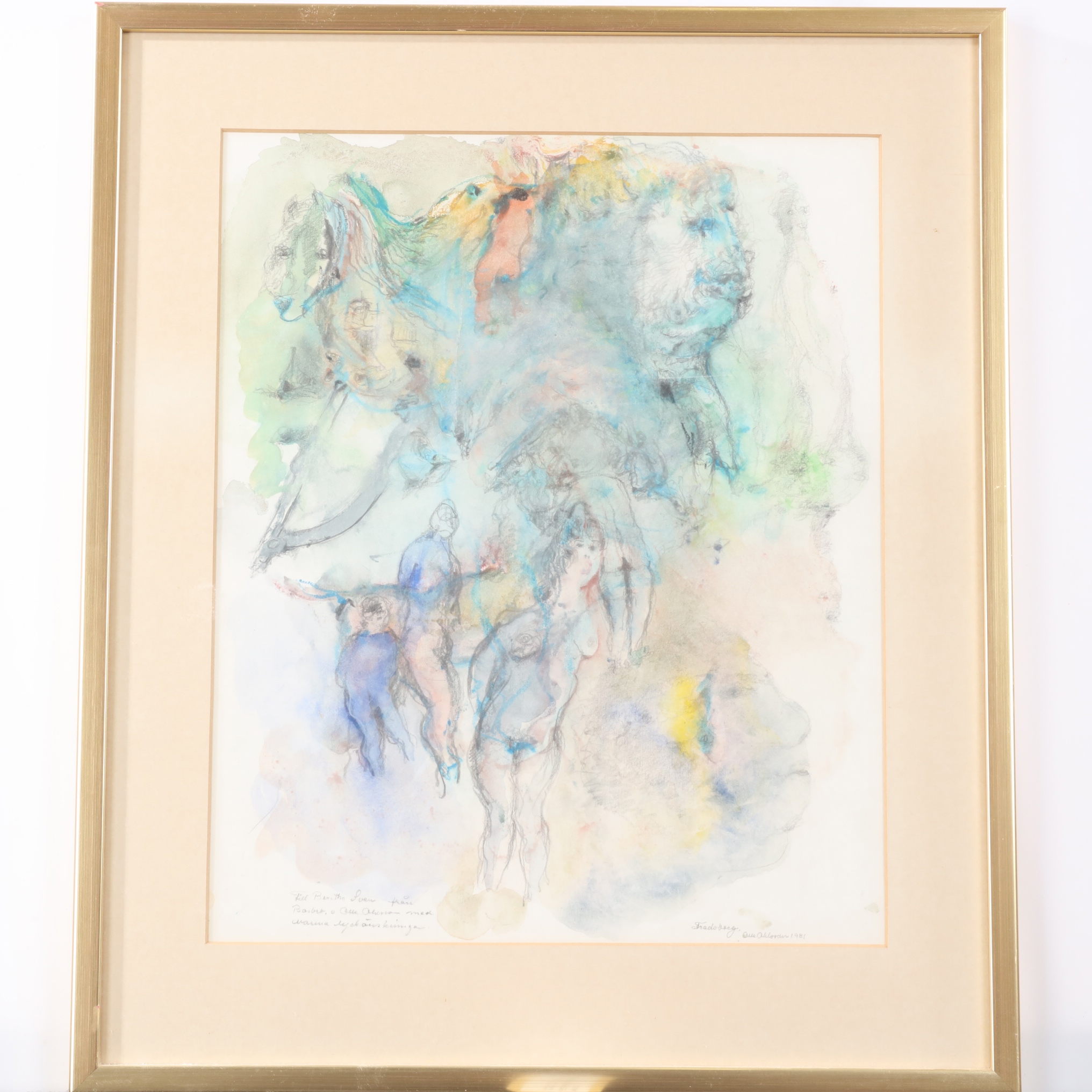 OLLE OHLSSON (FÖDD 1928) AKVARELL | Auktion